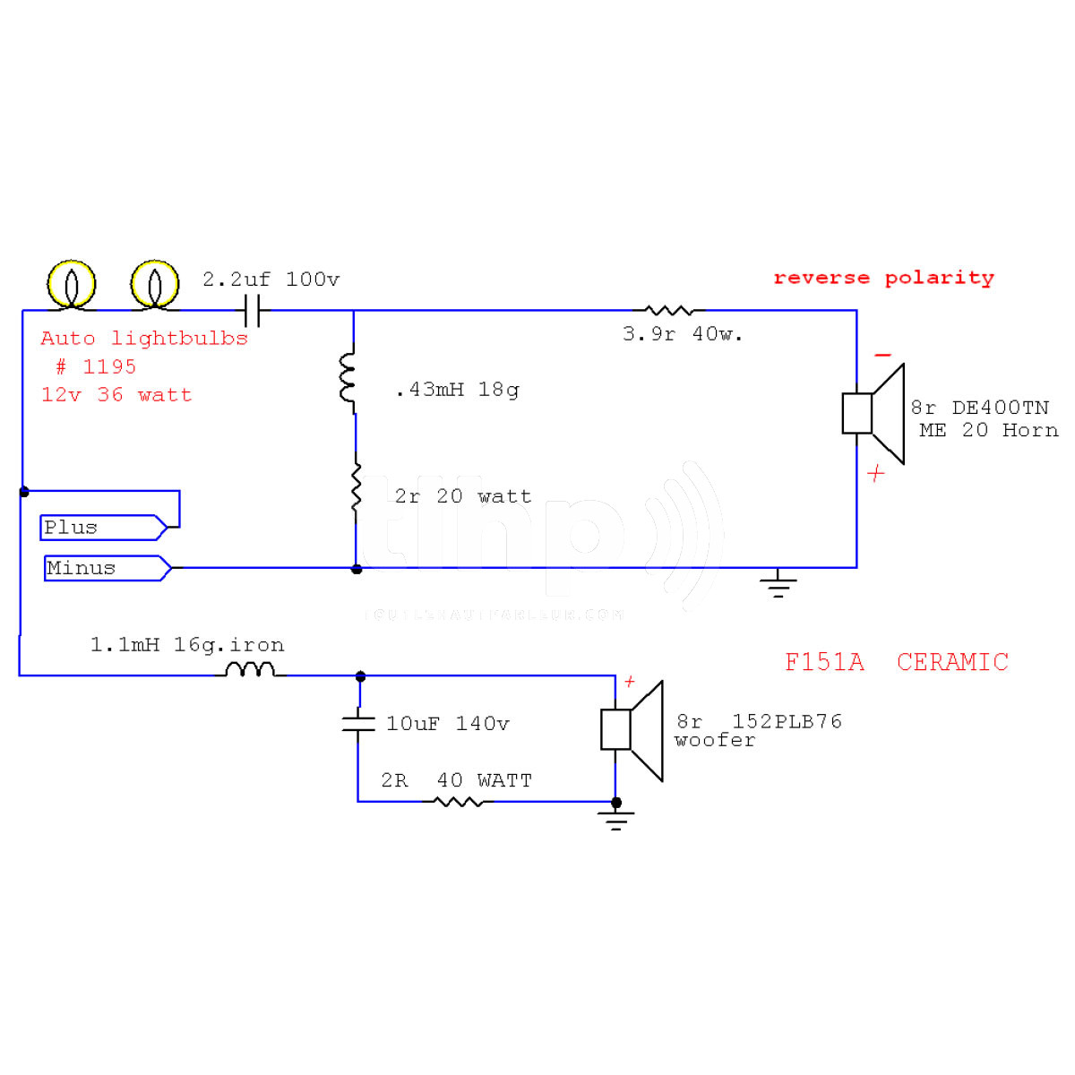 Design B&C Speakers F151A