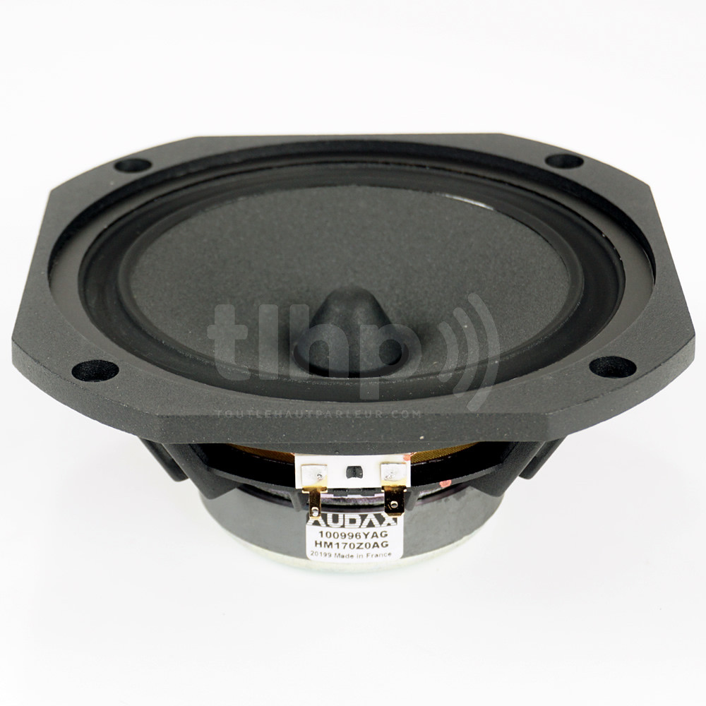 Haut-parleur Audax HM170Z0, 8 ohm, 166 x 166 mm, membrane aérogel graphité