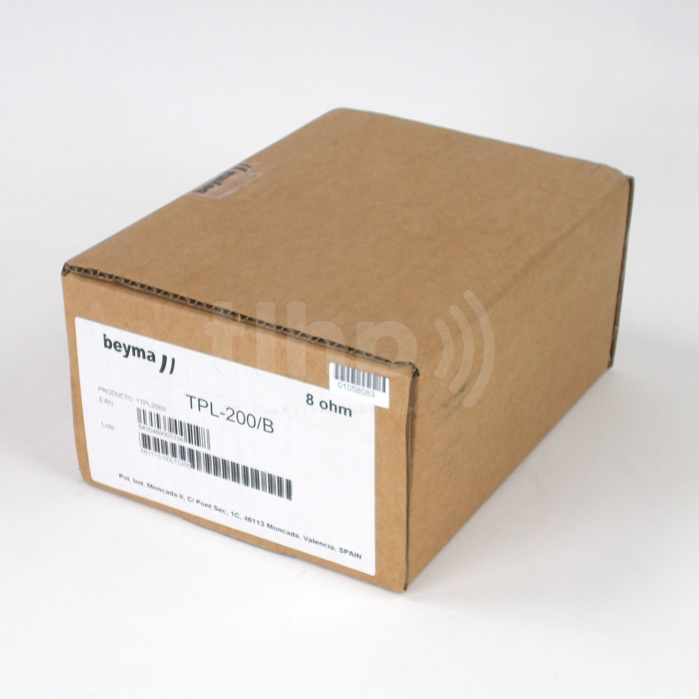 Tweeter AMT Beyma TPL200, Black, 8 ohm, face 160 x 130 mm