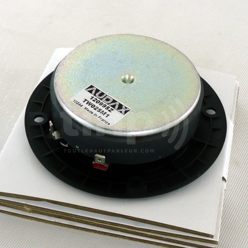 Tweeter à dôme Audax TW025M1 (ferrofluide), 8 ohm, bobine 25 mm