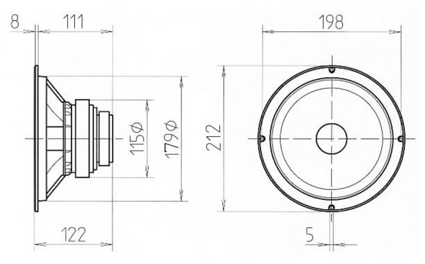Haut Parleur Coaxial Beyma 8bx N 8 8 Ohm 8 Pouce